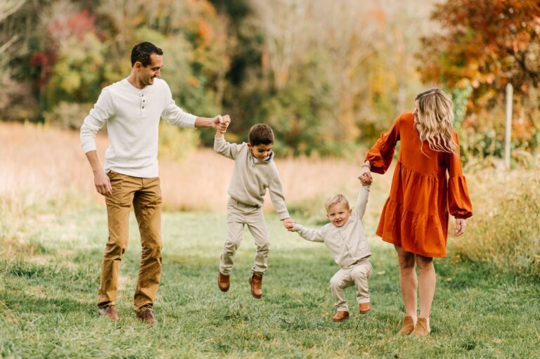 Fall Family Session at Jockey Hollow in Morristown, NJ