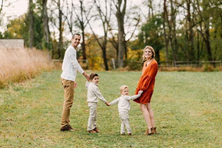 Fall Family Session at Jockey Hollow in Morristown, NJ