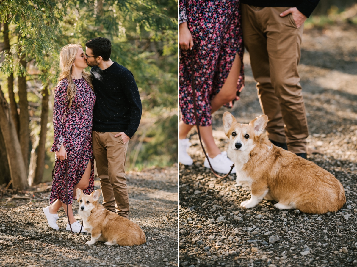 Early Spring Engagement Session at Laurelwood Arboretum