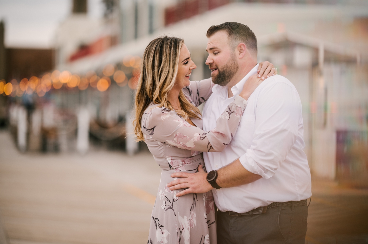 Spring Engagement in Asbury Park, NJ - Fox & Hare Photography