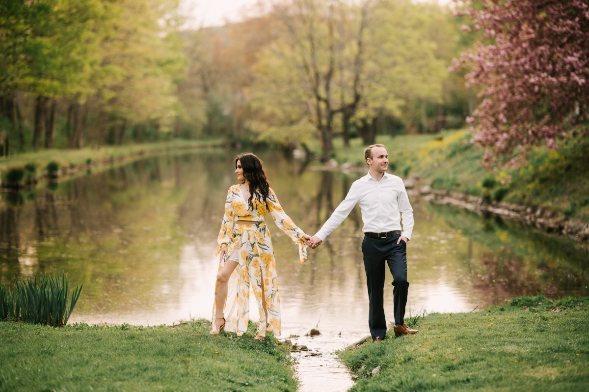 Engagement Session at Historic Waterloo Village - Fox & Hare Photo