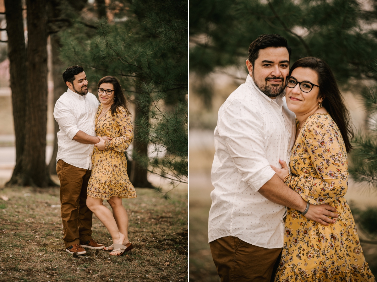 Cherry Blossom Filled Engagement Session at Branch Brook Park and ...