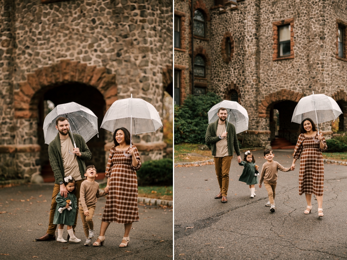 November Rainy Day Family Session at Kip's Castle Park - The Fox & The ...